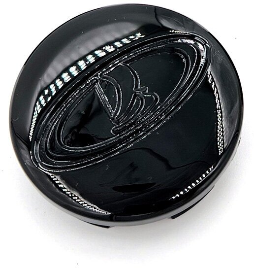 Колпак литого диска Лада Приора 2172-3101014 черный лак 1 шт