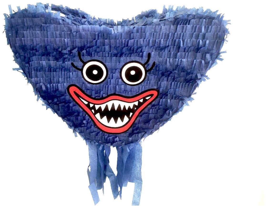 Пиньята Хаги Ваги синий без наполнения и без биты для разбивания пиньяты