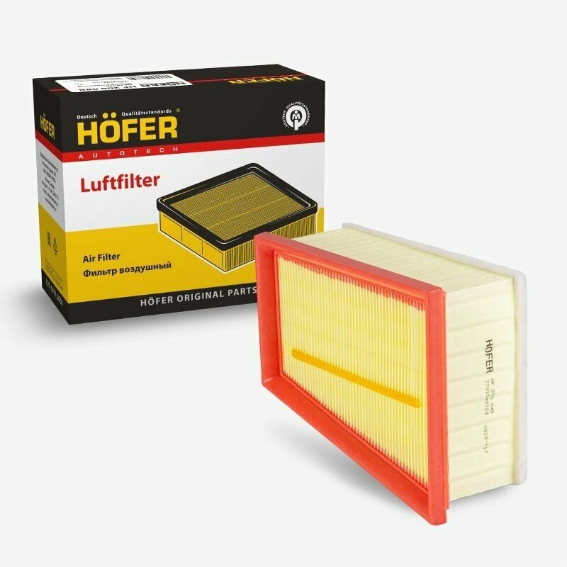 Фильтр воздушный Largus Logan Sandero Duster Nissan Almera IV 12 16кл. HOFER HF 200088
