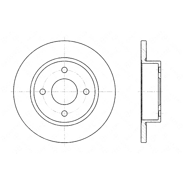 STELLOX 6020-2237-SX (23-0348 / 230348 / 402065F001) диск тормозной передний\ Nissan (Ниссан) Micra (Микра)