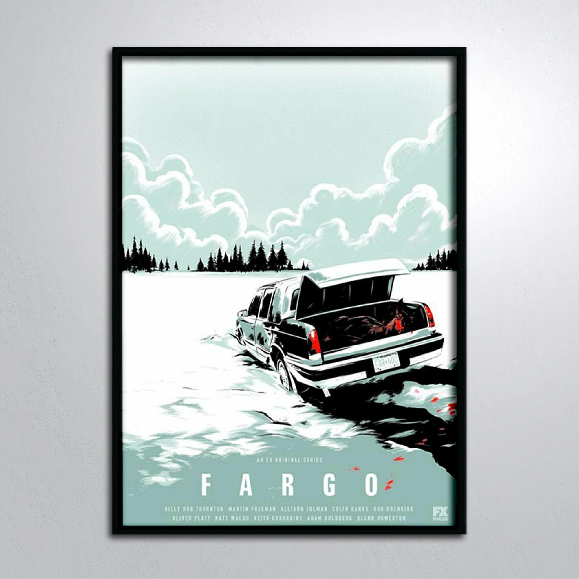 Постер без рамы/Сериал Фарго Братья Коэн Машина Арт Fargo (А2/420х594)