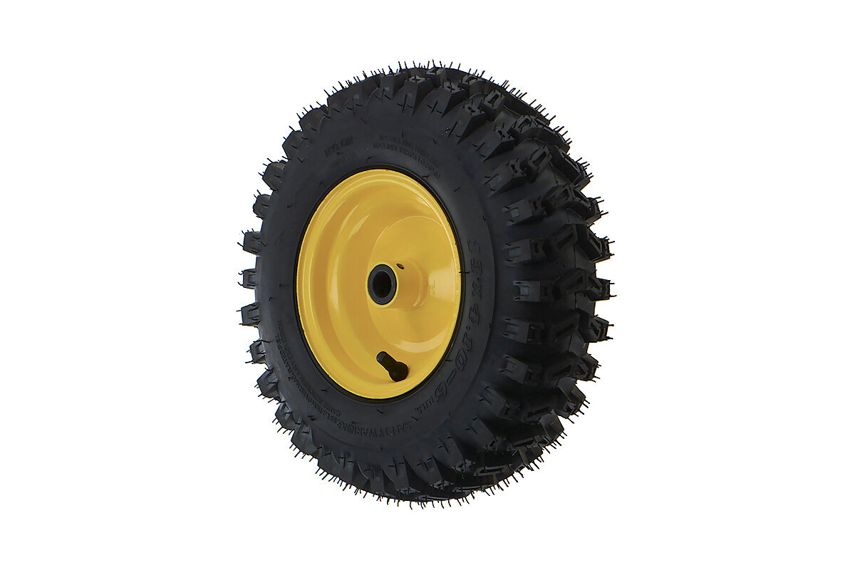 Колесо левое 13х4, 1х6 подходит для снегоуборщика CHAMPION ST-556, ST-656, ST-656BS, ST-761E, ST-762E