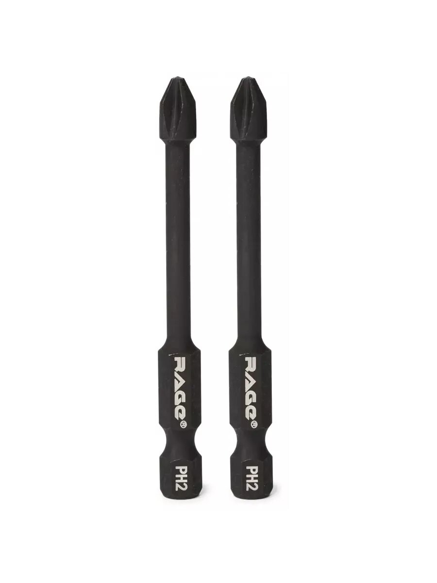 Бита крестовая ударная магнитная 554135 PH2x70 мм, 2 шт.