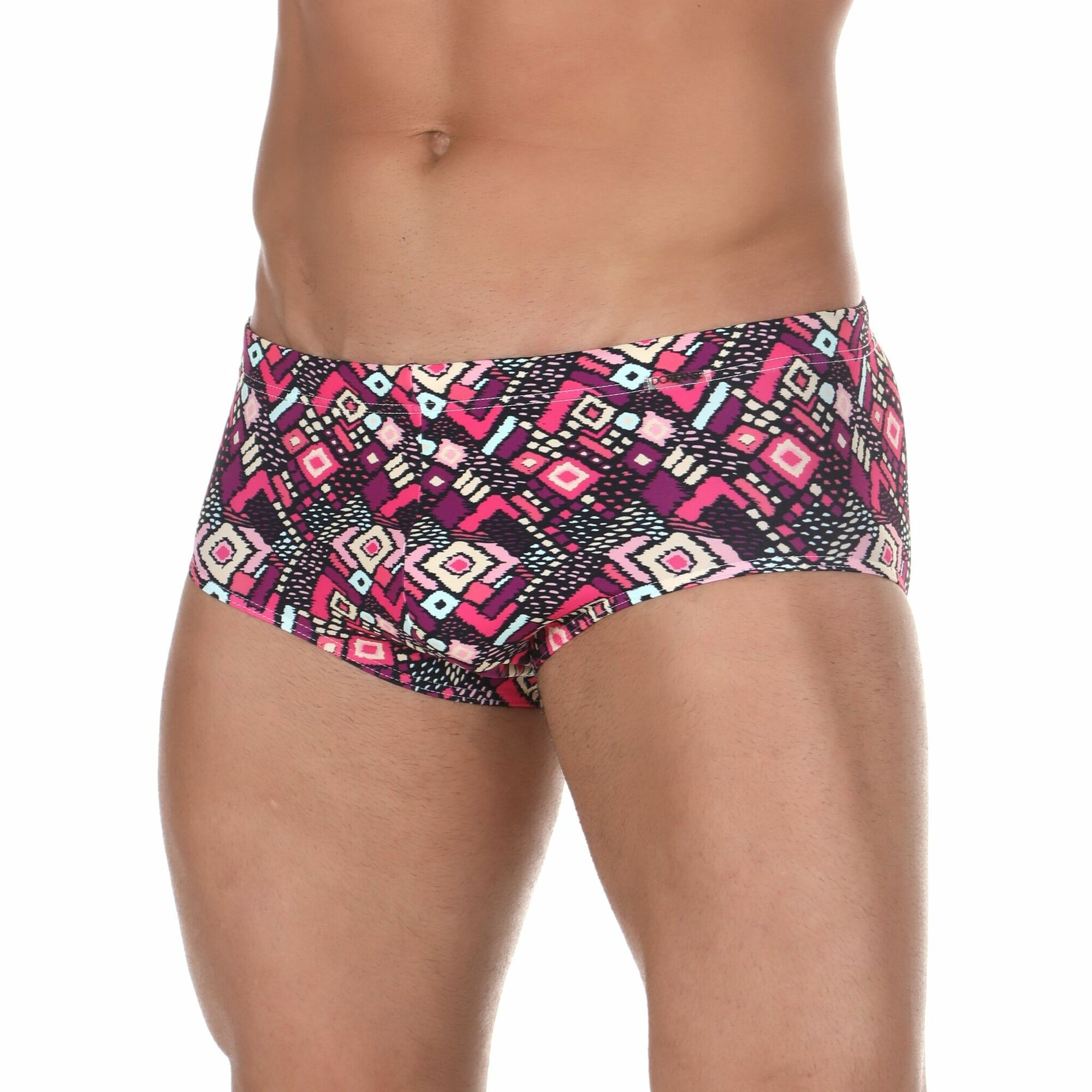 Плавки Мужские плавки с геометрическим принтом