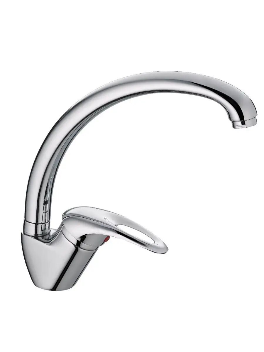 Смеситель для кухни Frap H02, F4102-2, одноручковый, поворотный, хром