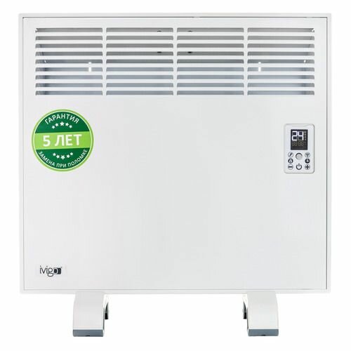 Конвектор IVIGO EPK-Pro Wi-Fi EPK4550P05, 500Вт, с терморегулятором, с Wi-Fi, белый