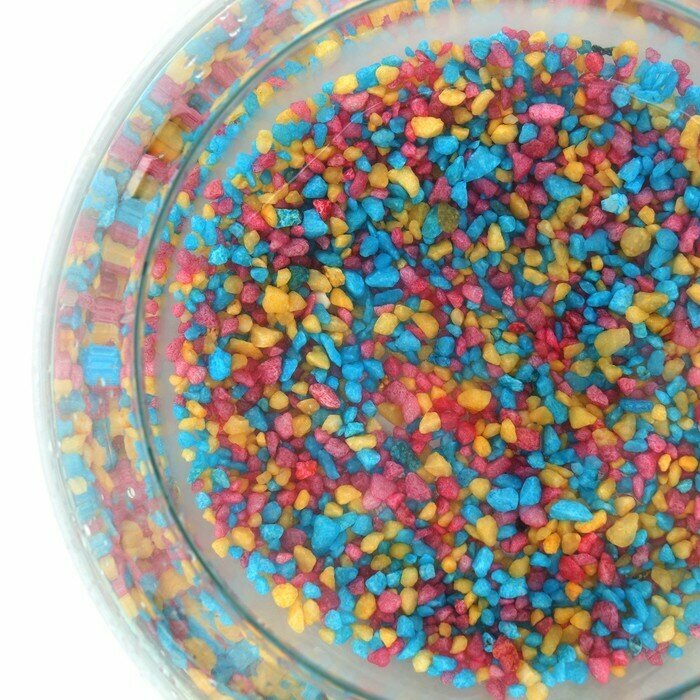 Мраморная крошка Пижон Аква 5-10 мм ариэль, 800 г, для аквариумов