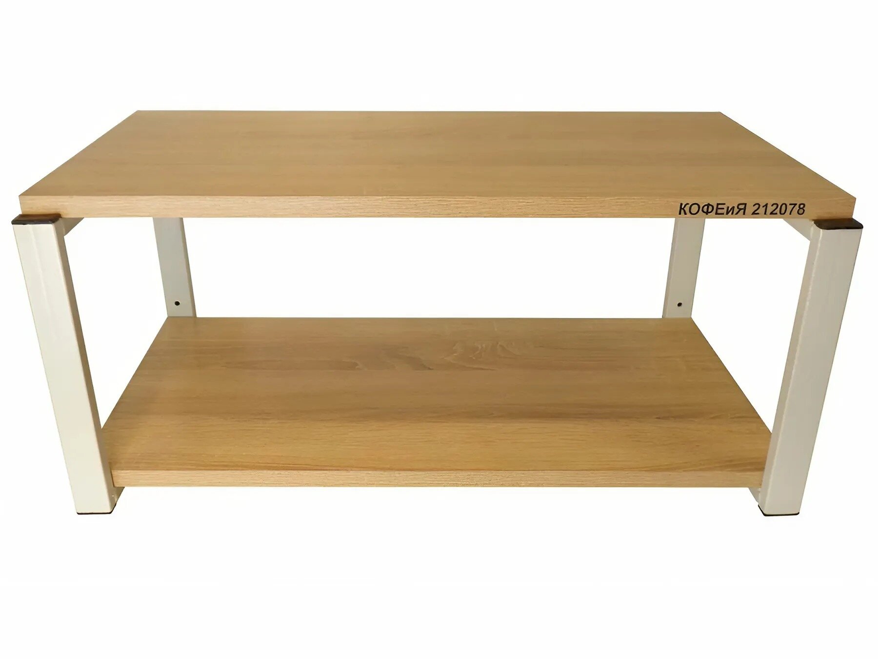 Полка для кофемашины GARROSS "SIBERIA 212078", две полки 30х60 см, высота 27 см, каркас серый, цвет полок дуб сонома