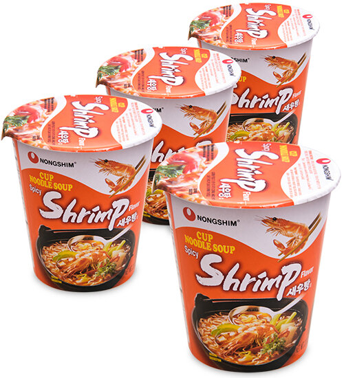 Лапша Нонгшим сушеная Сеутанг 4шт*67г, Корея ER-81 113-851601