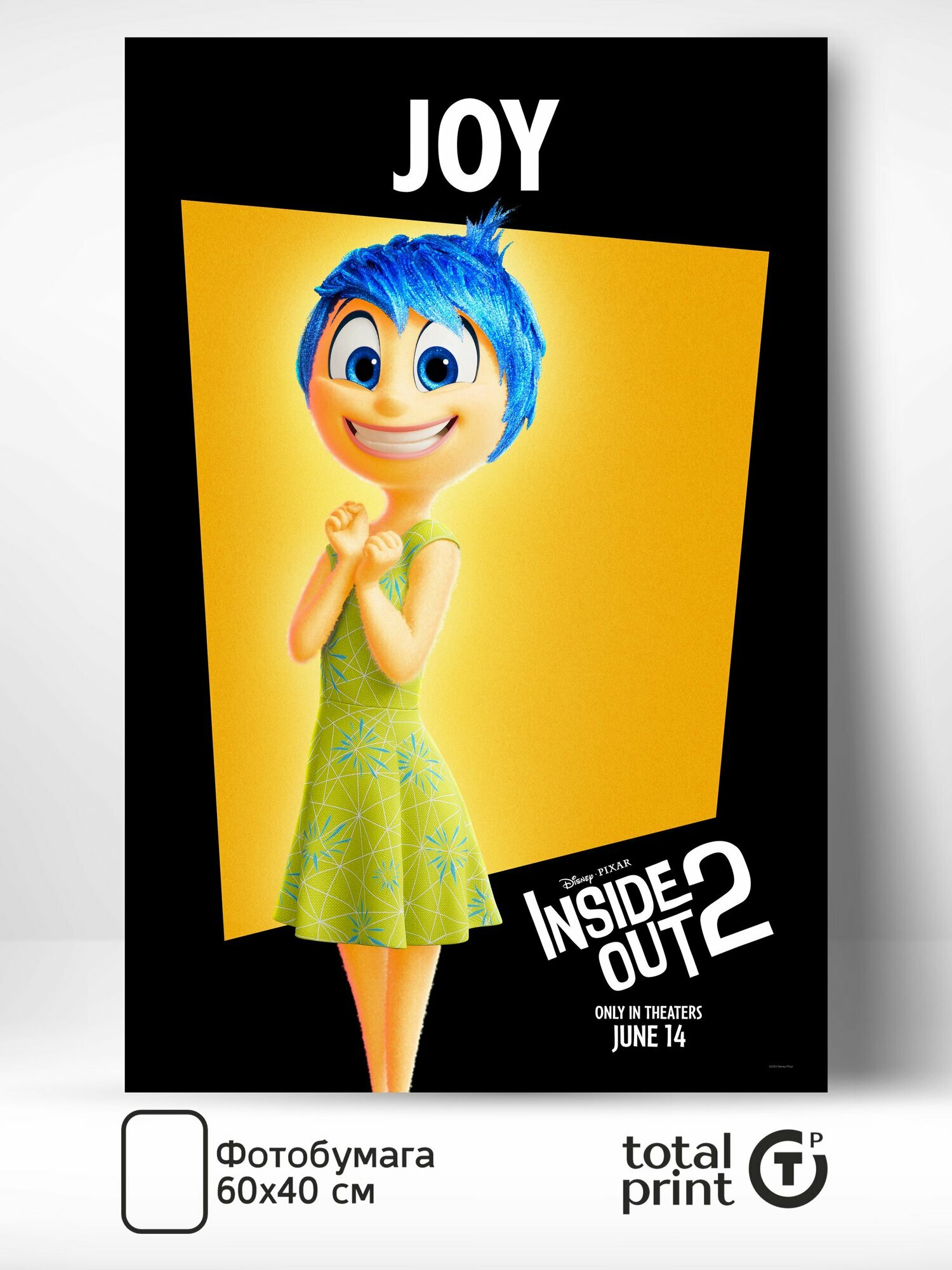 TotalPrint Постер для интерьера по фильму, 60х40см, Головоломка