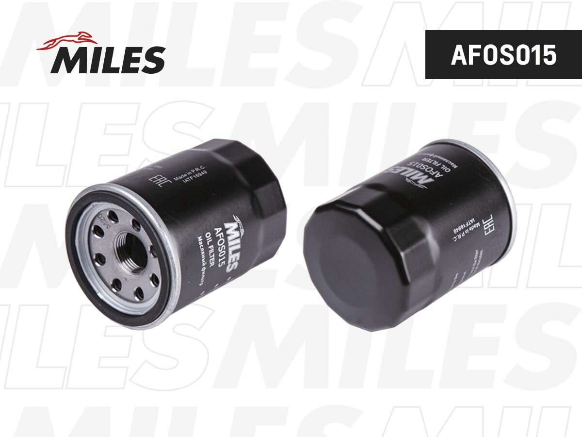 MILES Фильтр масляный HONDA ACCORD/CIVIC/CR-V 1.4-2.4 MOSKVICH 3 (FILTRON OP557, MANN W610/6, VIC C-809) AFOS015