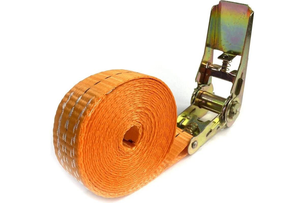 Ремень стяжной кольцевой ПромСтроп 2 т 7 м 35 мм оранжевый полиэстер