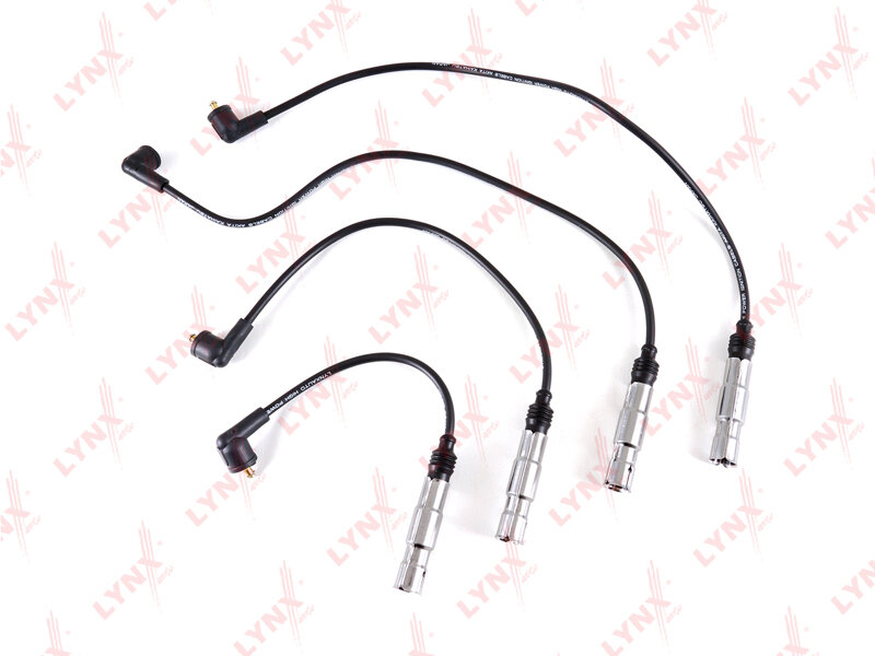 Провода высоковольтные LYNXauto SPE8013. Для: Audi, Ауди A3 1.6 96> / A4 1.6 94>, Skoda, Шкода, Octavia(Октавия) 1.6-2.0 97>, VW, Фольксваген, Bora(Бо