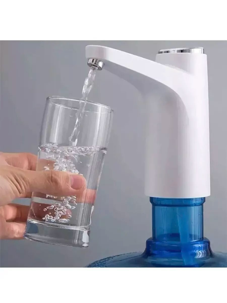 Помпа для воды электрическая, на бутыль 19, 10, 5 литров