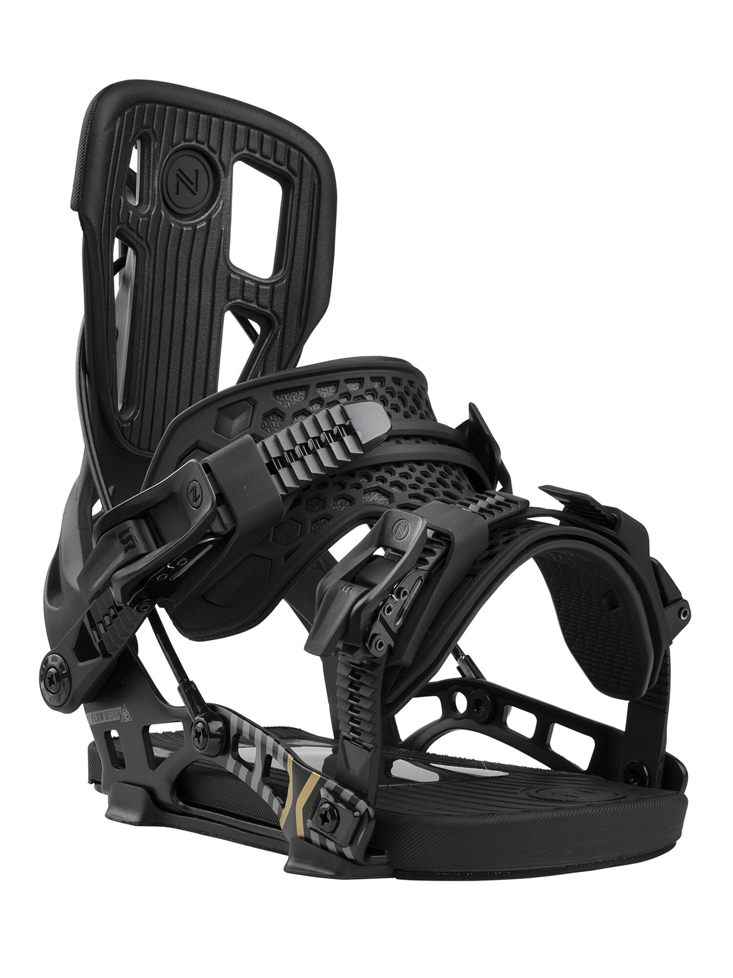 Крепления для сноуборда NIDECKER Flow NX2 Hybrid Black (US: L)