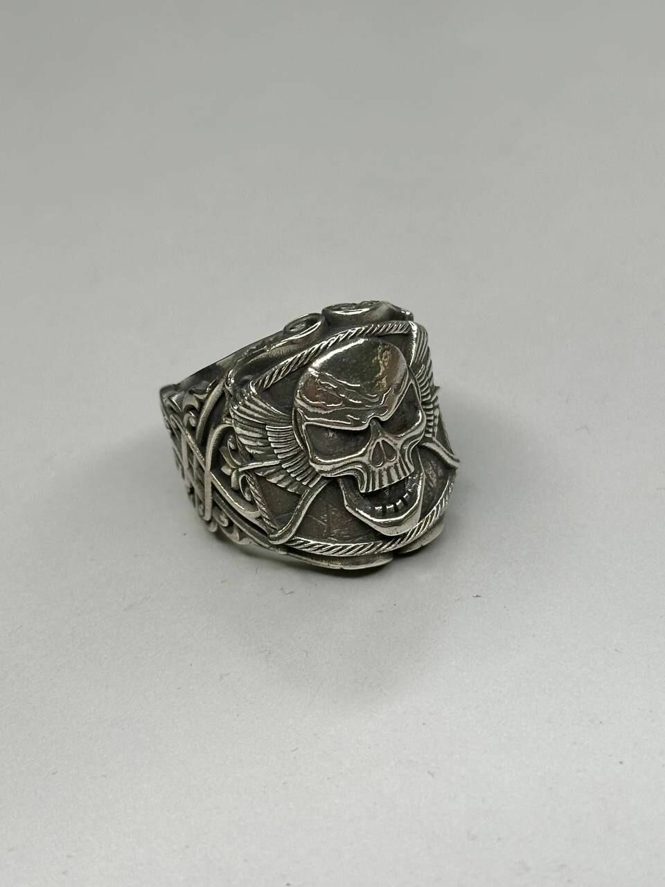 Печатка, серебро, 925 проба, чернение