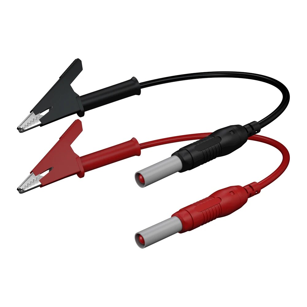 Тестовые провода QSS 1 м, красный/черный, Цвет: B