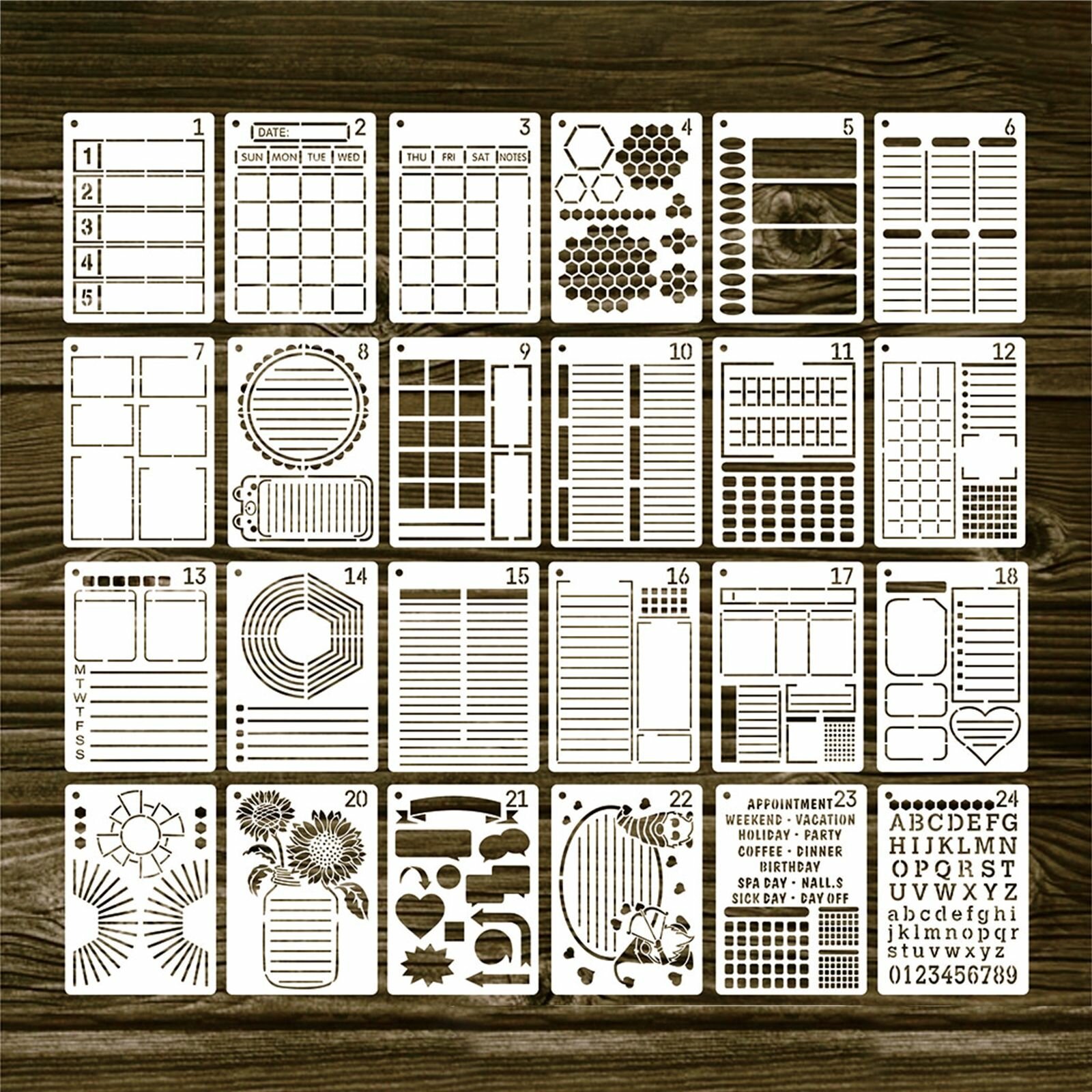24 картинки, шаблон для рисования журнала (второй абзац журнала)