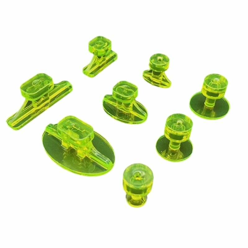 8 шт. вкладки для удаления вмятин, универсальные аксессуары ремонта автомобилей, вытягивание кузова, авто без покраски