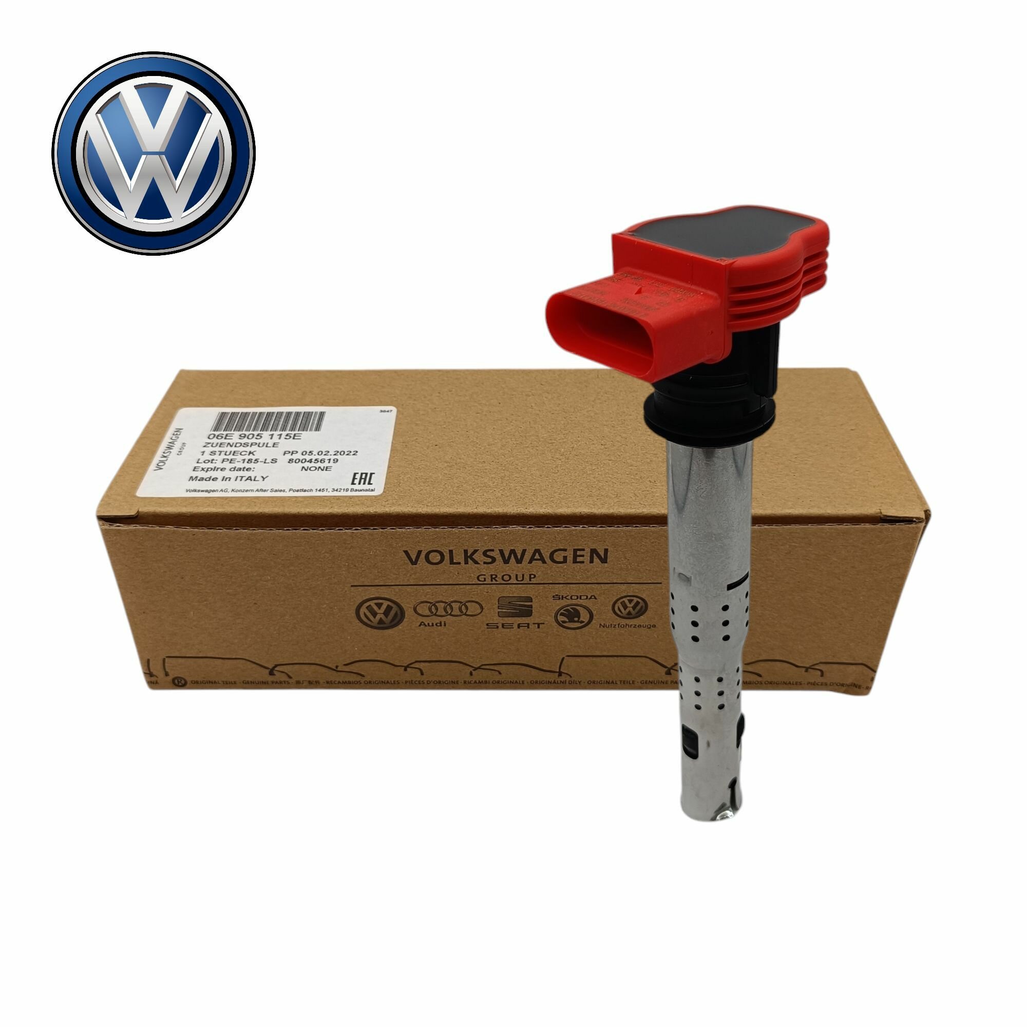 Катушка зажигания VAG 06E905115E Audi A4 A5 A6 A7 A8 Q5, Porsche Cayenne Panamera, Volkswagen Touareg
