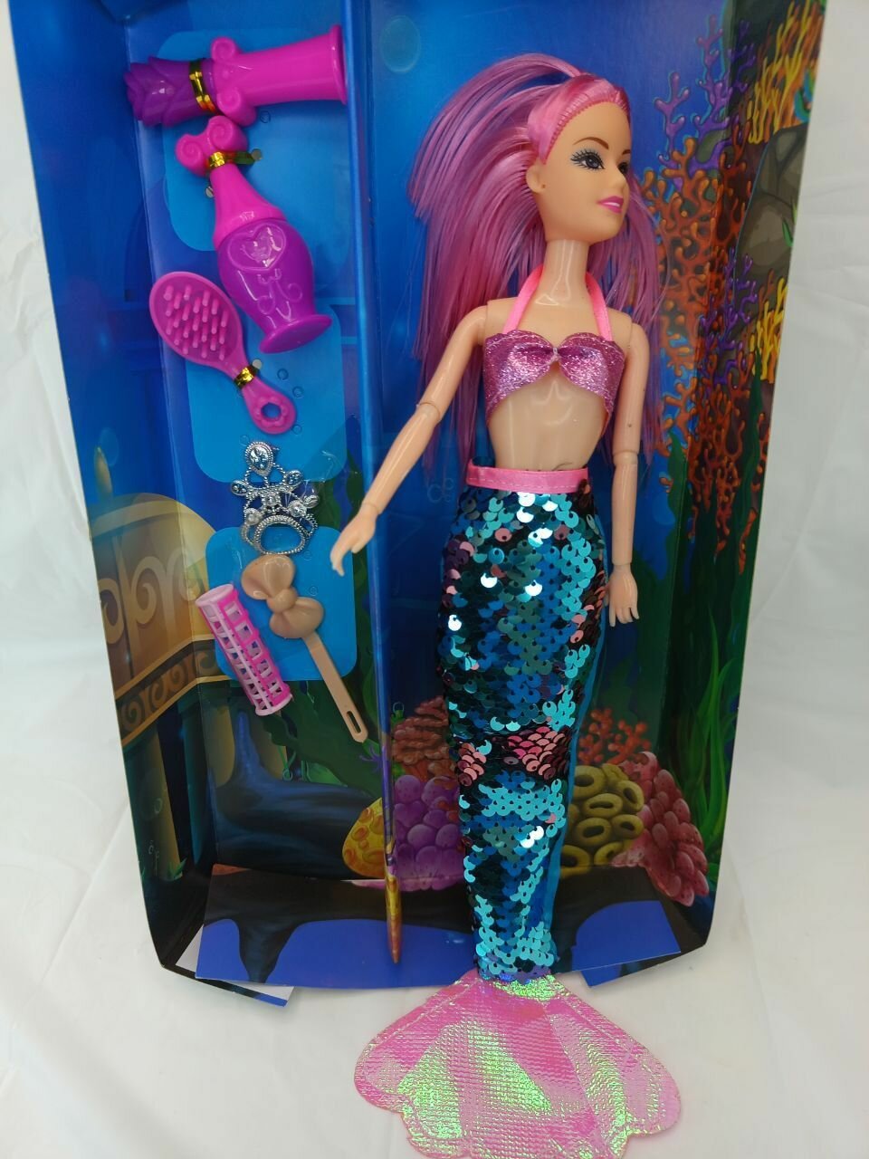 Русалочка magic с пайетками