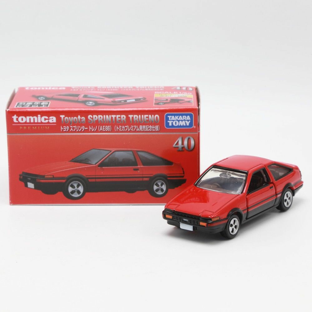 Машинка TOMICA TOMY 1/64 TP40 Toyota Sprinter Trueno AE86 First Red Simulation Die-cast Alloy Car Model Toy Collection Gift