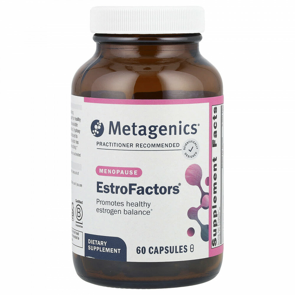 Metagenics, EstroFactors®, добавка для здоровья женщин, 60 капсул