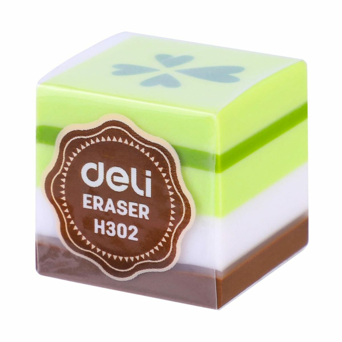 Ластик Deli EH302 (резиновый, квадратный, 25х25х25мм) (EH302), 768шт.