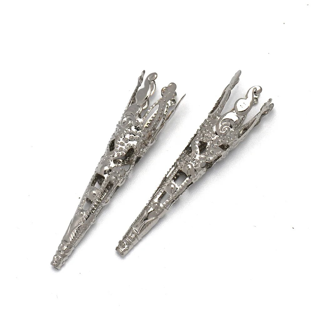 Филигранные бусины из железа, Dull Silver, Moonrise