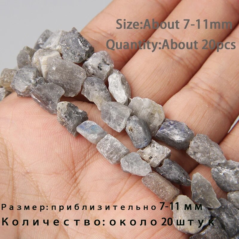Каменные бусины Rainagem, натуральные, разноцветные, 7-30 мм 15 A-Labradorite