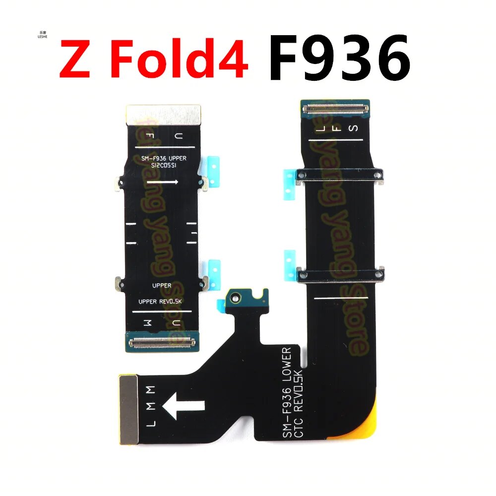 Для Samsung Galaxy Z Fold4 5G F936B F936U Разъем материнской платы Гибкий кабель Z Fold 4, разъем ЖК-дисплея Гибкий кабель, запасные части