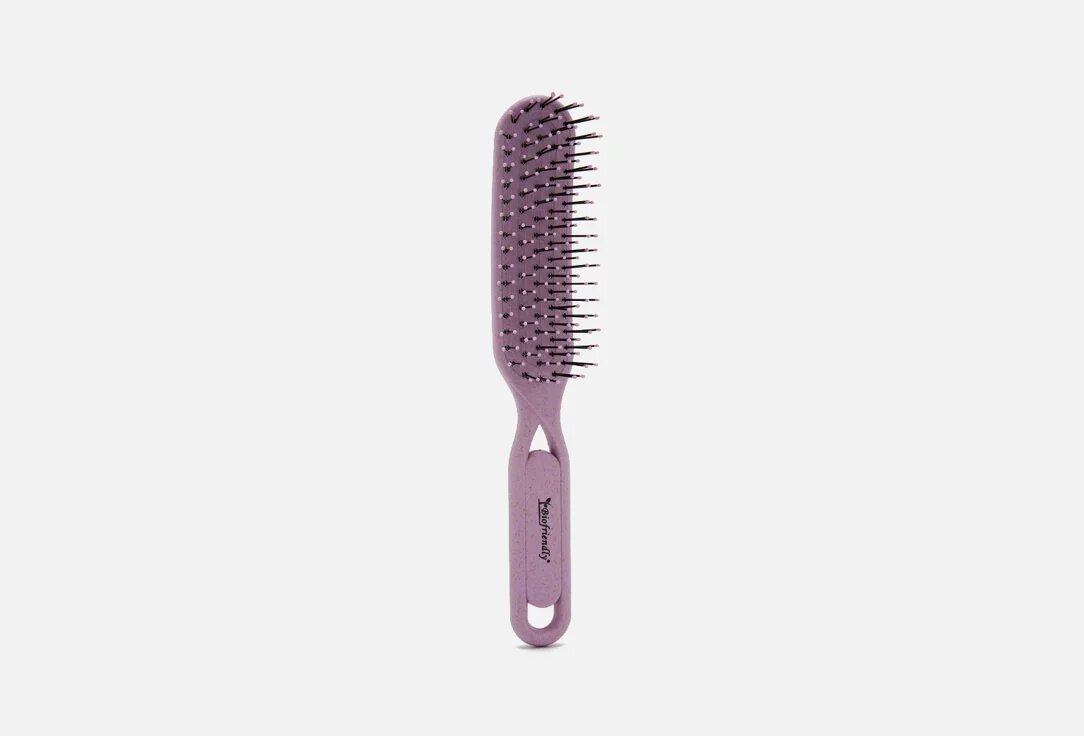Био-расчёска Biofriendly Portable Detangler, для распутывания, скелетная, компактная, 1 шт.