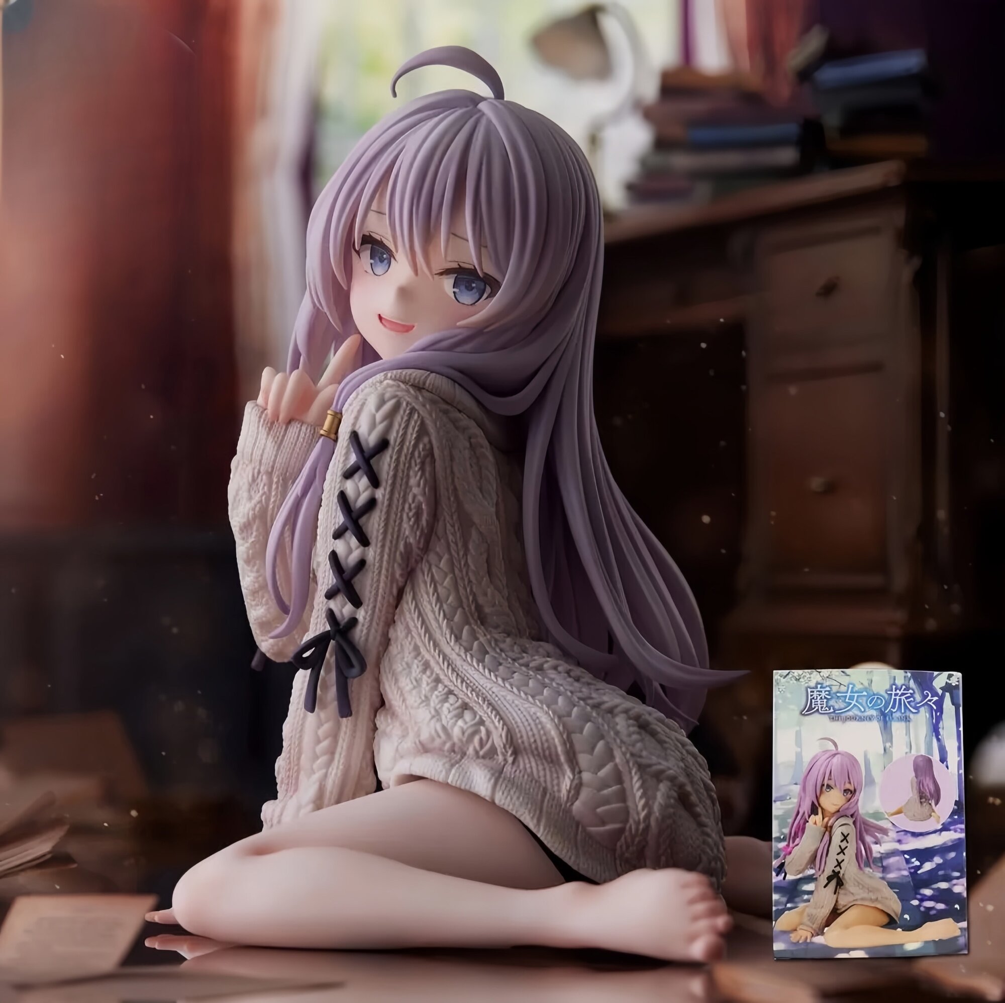 Фигурка Аниме Путешествие Элайны cтранствующая ведьма / Witch The Journey of Elaina (13см, коробка)