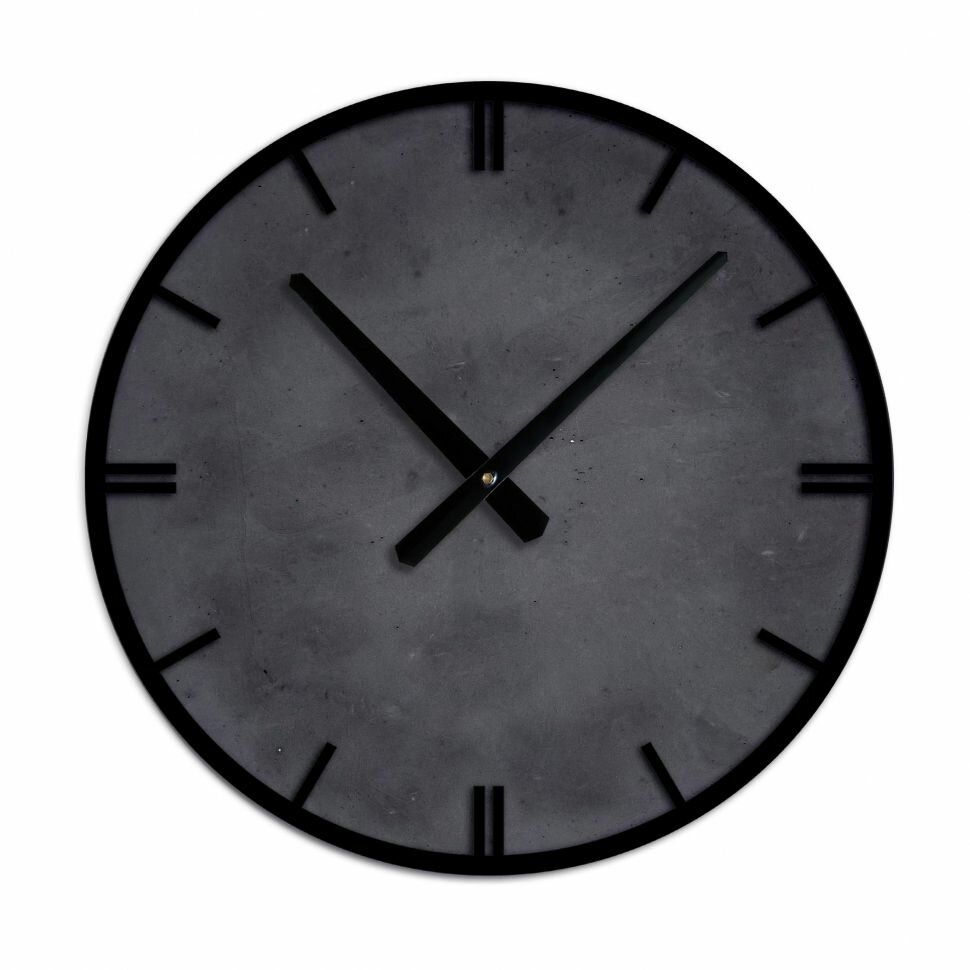 Заготовка для часов зеркальный римский циферблат EPOXYMASTER Черный №3, 30 см