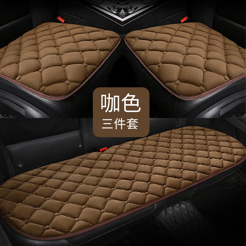 Подушка автомобильная, для водителя, с подогревом, кофейного цвета, 5 мест