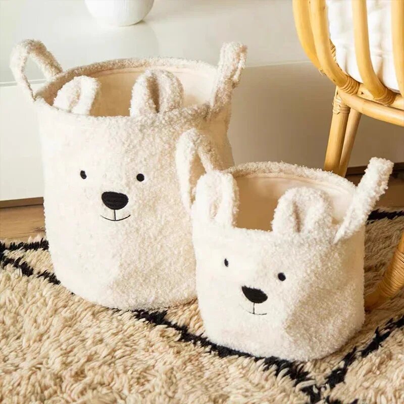 Складная корзина для хранения Teddy, Белый
