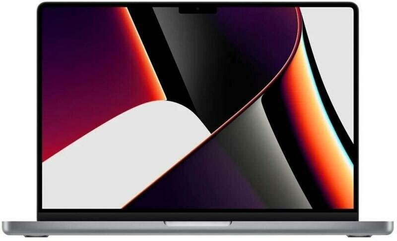 Ноутбук Macbook Pro 16 (M1 Pro, 10C CPU, 16C GPU, 32Gb, 512Gb SSD), Z14V0008D, Space Gray