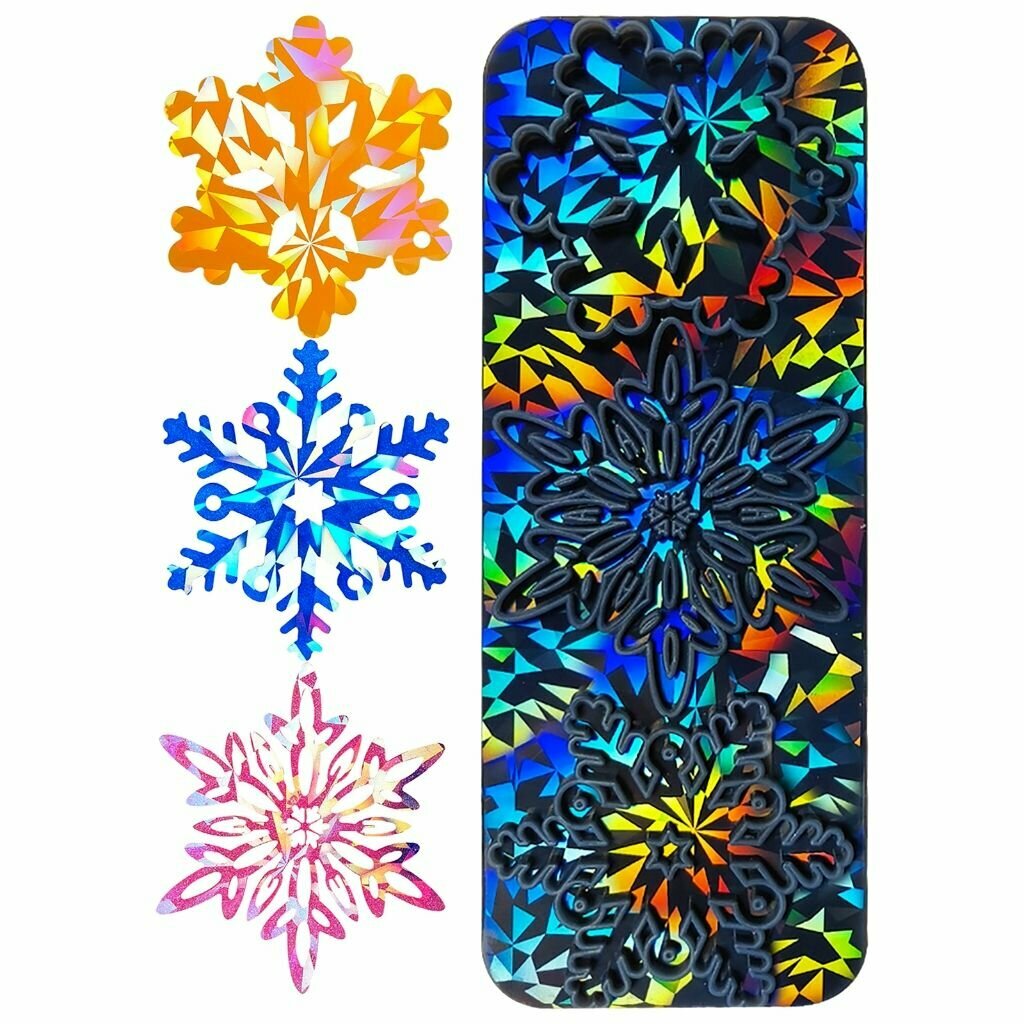 Голографические формы для резиновых отливок на Рождество