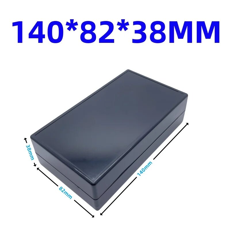 Коробка для проектов из АБС-пластика черная 140x82x38mm-Black