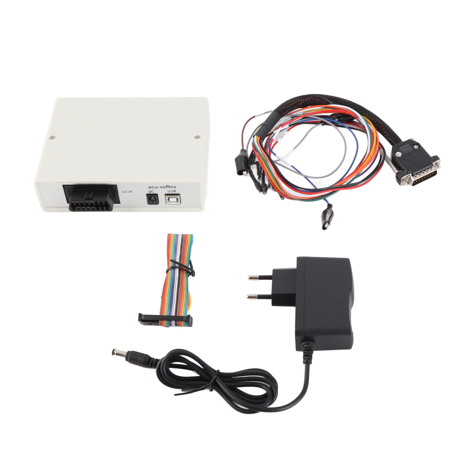 Блок ECU с полными адаптерами, 3 переключателя, J2534