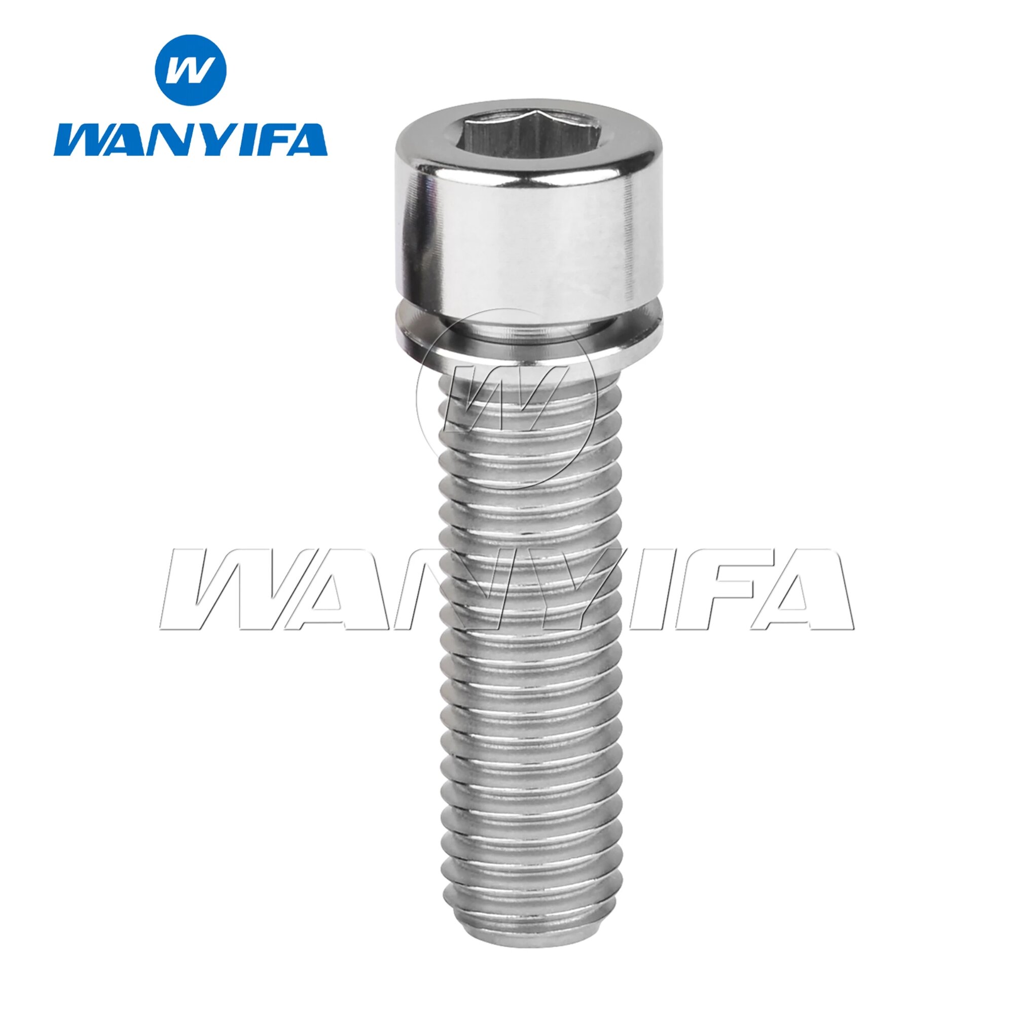 Титановые болты Wanyifa M7 x 20 мм / M7 x 25 мм Titanium, 25 мм