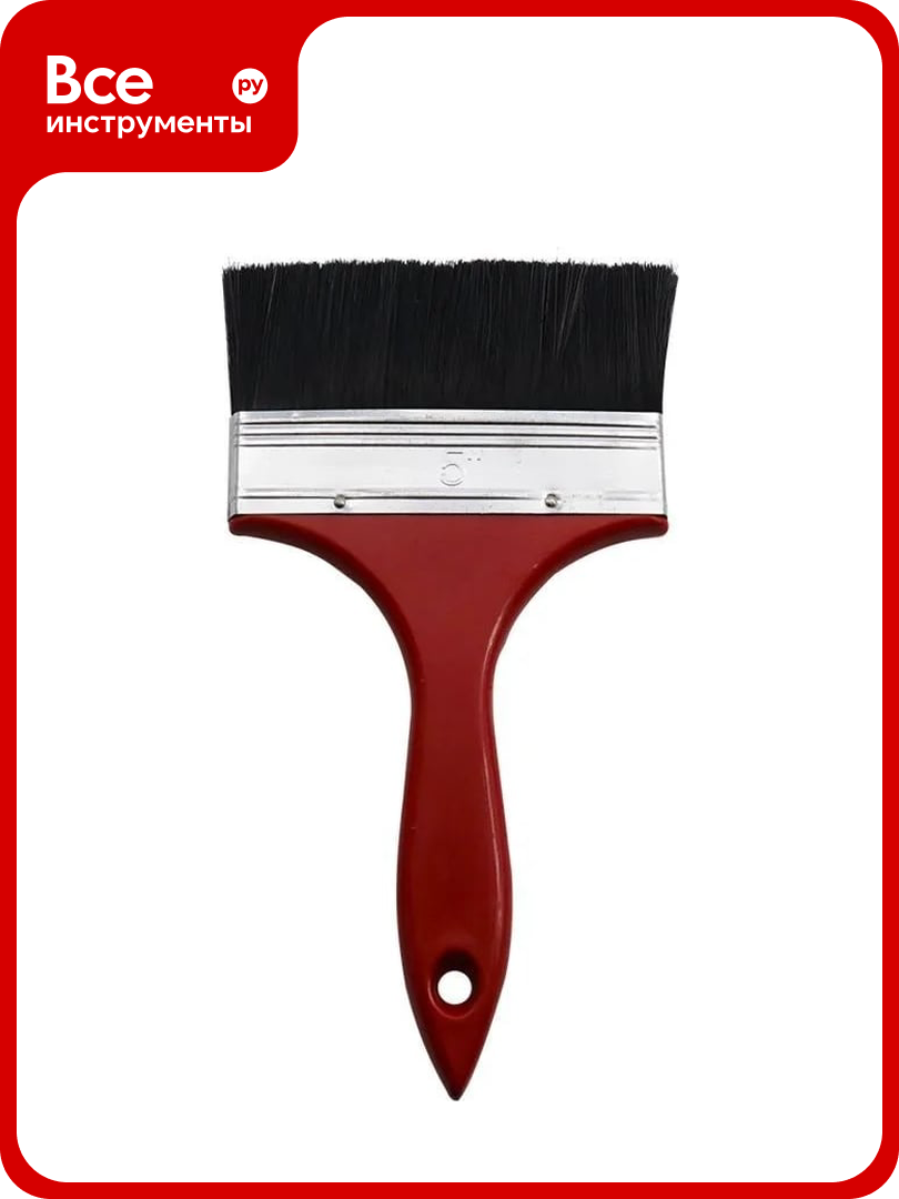 Кисть малярная флейцевая плоская Vitatools 110 мм kist-malyarnaya-110mm, для покраски поверхностей