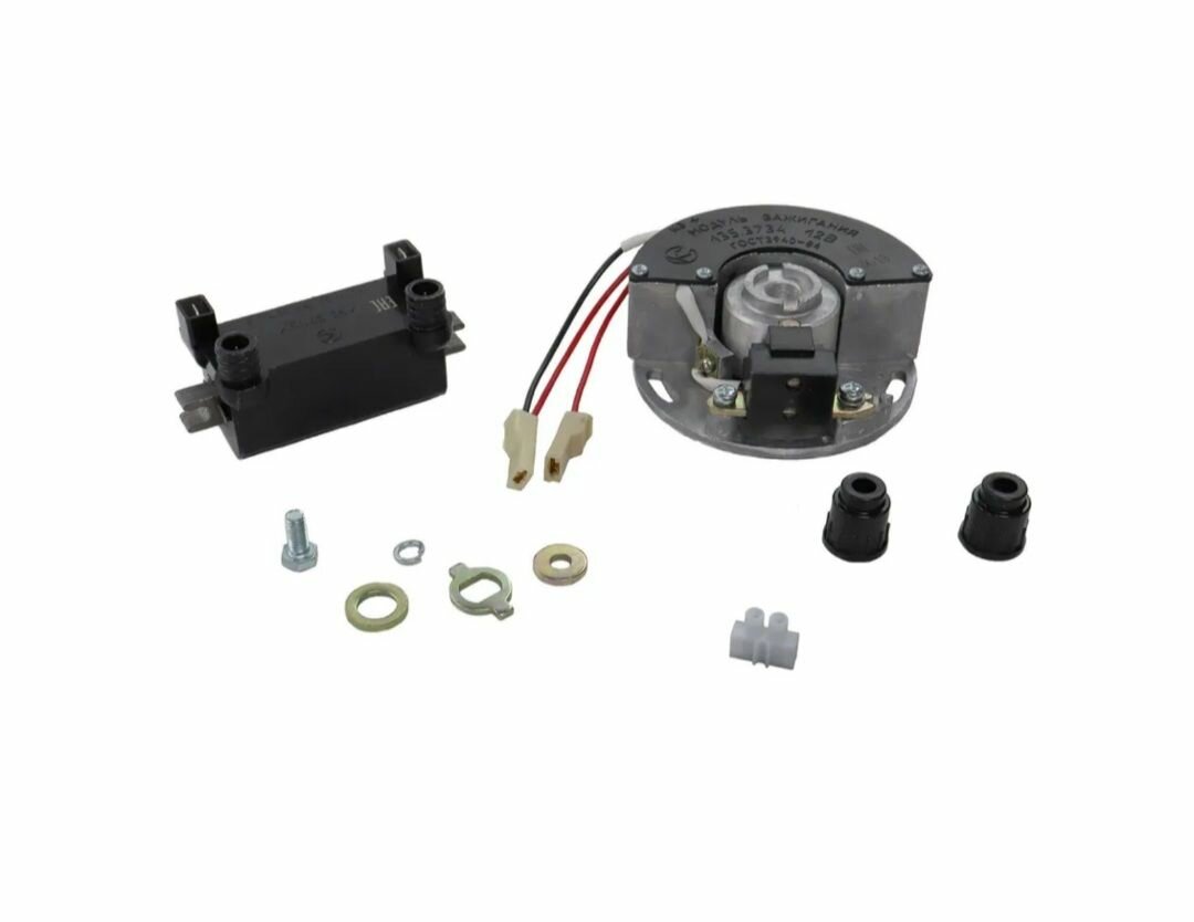 Электронное зажигание Урал Днепр простое в сборе с катушкой "ММ"