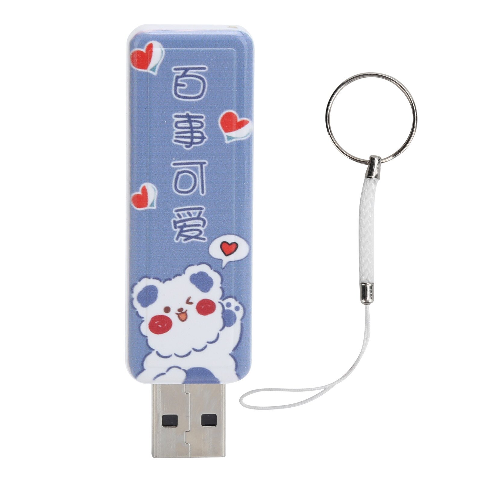 Флешка usb 2 . 0 128 гб с выдвижным механизмом, мультяшный рисунок, подарок, аксессуар для компьютера
