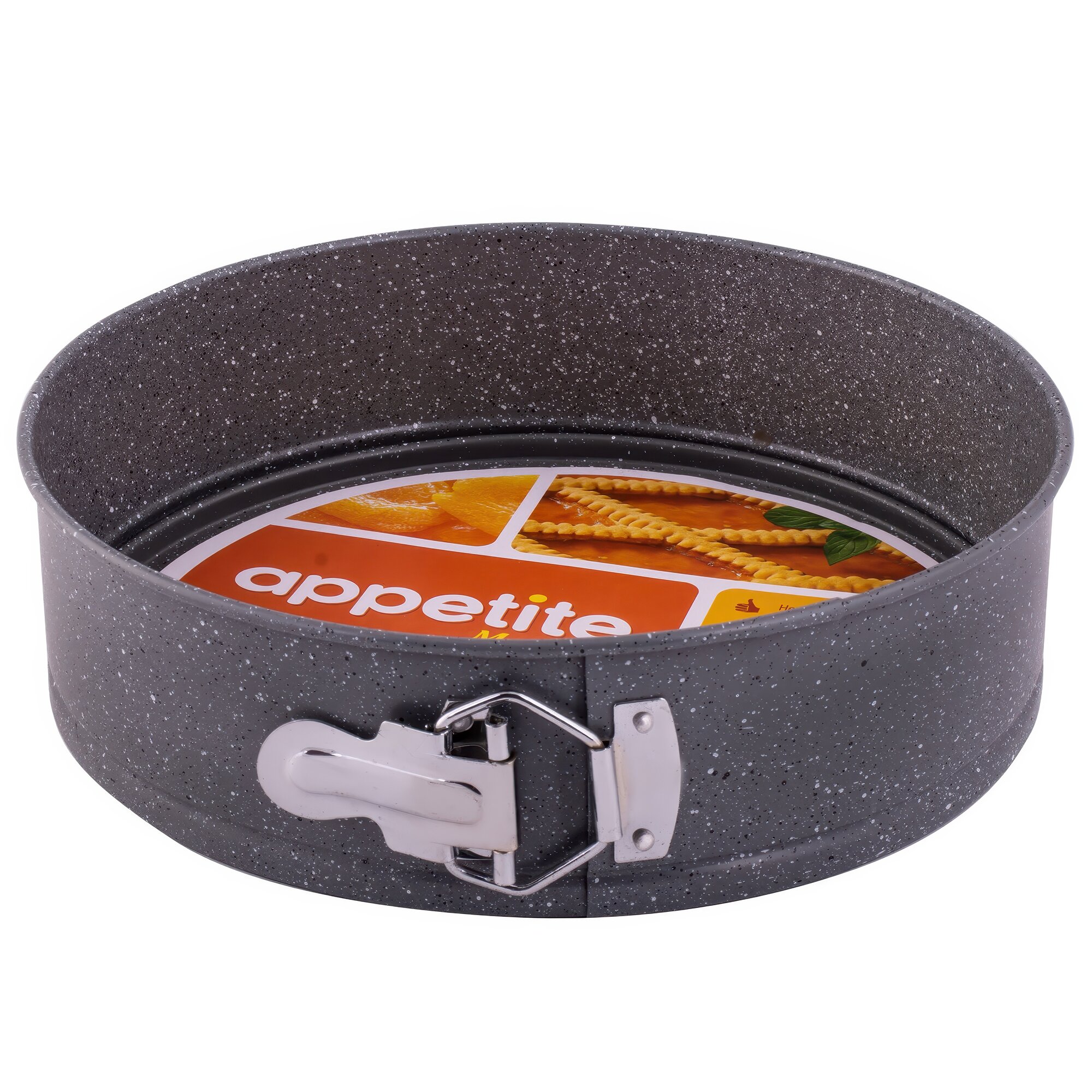 Форма антипригарная для выпечки Мрамор 26х7 см разъемная ТМ Appetite