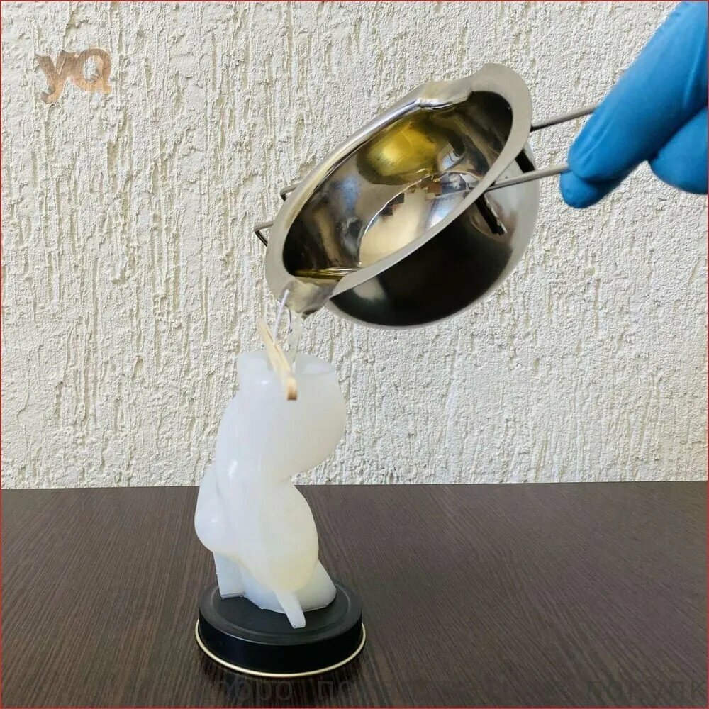 Эксклюзивная емкость из нержавейки для растопки воска, парафина, шоколада