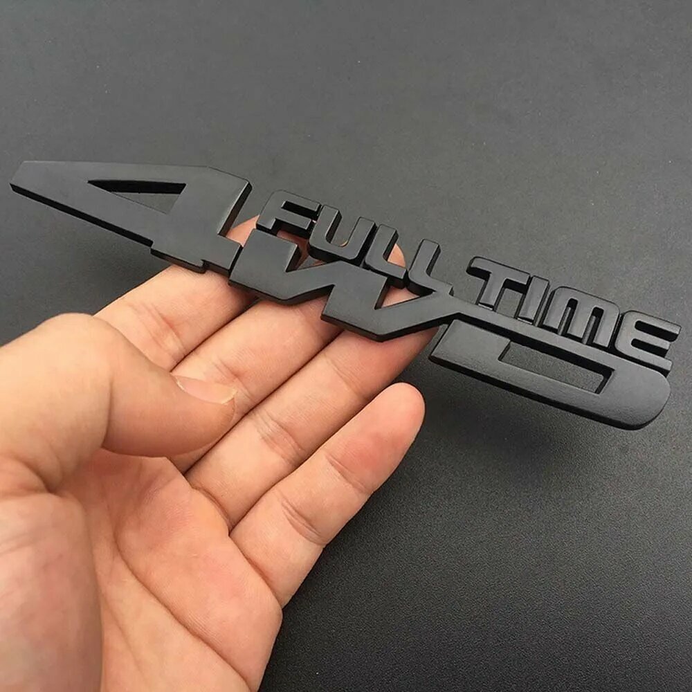 4WD металлическая автомобильная наклейка