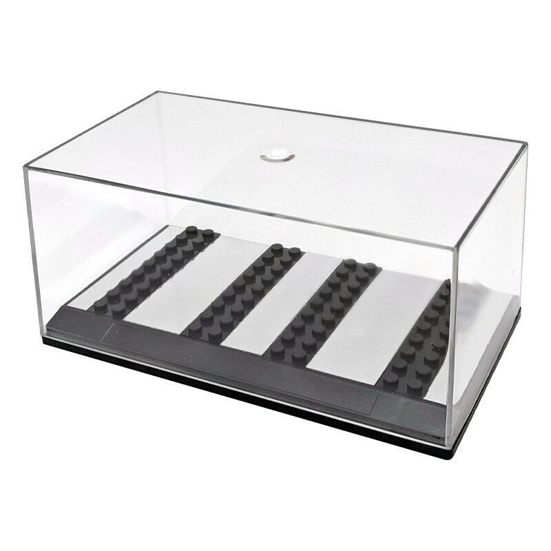 Бокс для лего минифигурок (чёрный с зеркальными вставками) SBM02