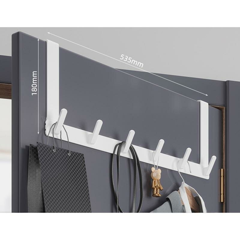 Крючки за дверную петлю, 5/6/7 шт, Белый - 6