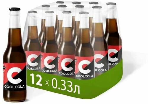 Cool Cola Zero (Кул Кола Зеро ), Стекло 12 штук по 0,33 л, Без сахара — купить в интернет ...